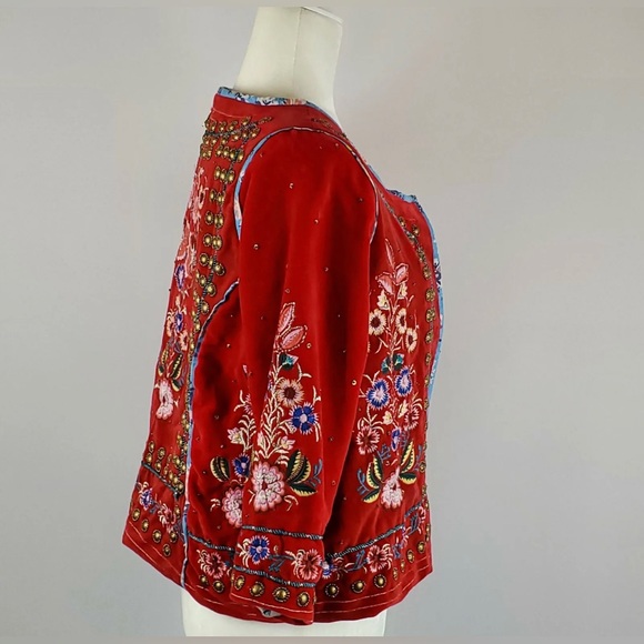 Ruby Yaya | Jackets & Coats | Nwt Ruby Yaya Red Velvet Multicolor ...